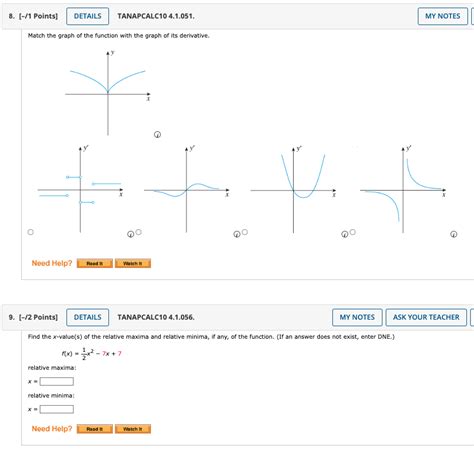 Solved Match The Graph Of The Function With The Graph Of Its Chegg Com