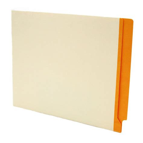 Manila File Folders Color Stripe Letter Size 11 Pt Double Ply Side