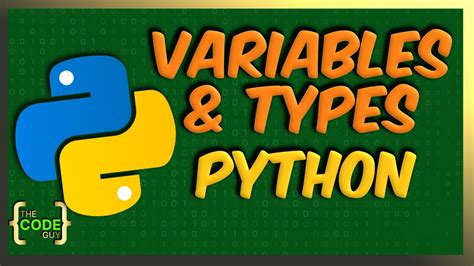 python basics variables and types explained youtube