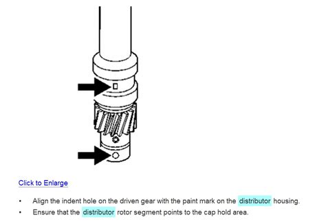 Distributor Installation And Timing Set Instructions Needed