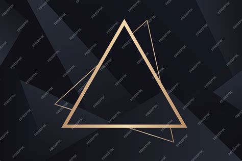 골든 프레임이 있는 그라데이션 검정색 배경 무료 벡터