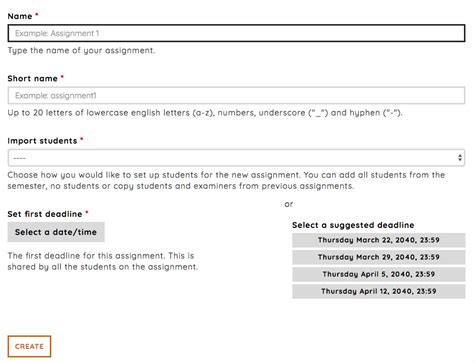 Creating A New Assignment — Devilry 600rc2 Documentation