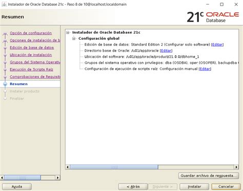 Como Instalar Oracle Database 21c En Oracle Linux 8 Arttec