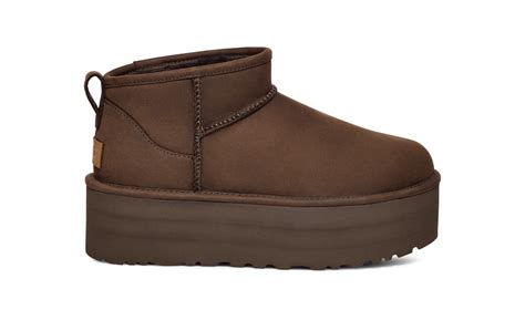 Ugg Classic Ultra Mini Platform Leather For Women Ugg® Uk