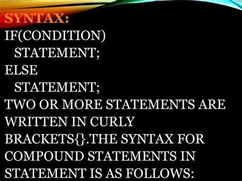 Conditional Statement C Pptx