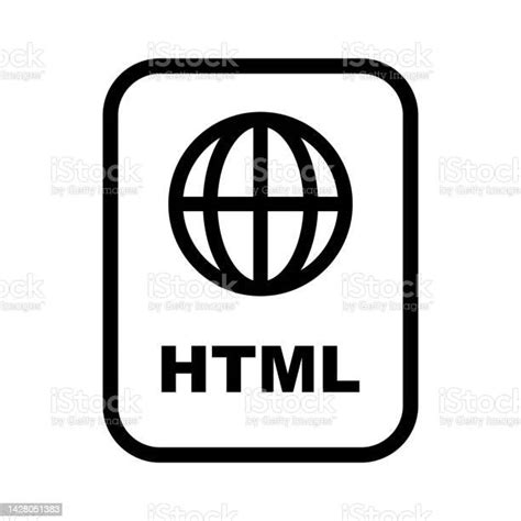 html file icon frontend programming vector stok vektör sanatı and abd‘nin