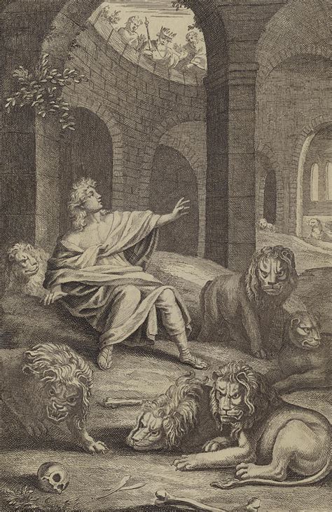 Daniel In The Lions Den Painting By English School Fine Art America