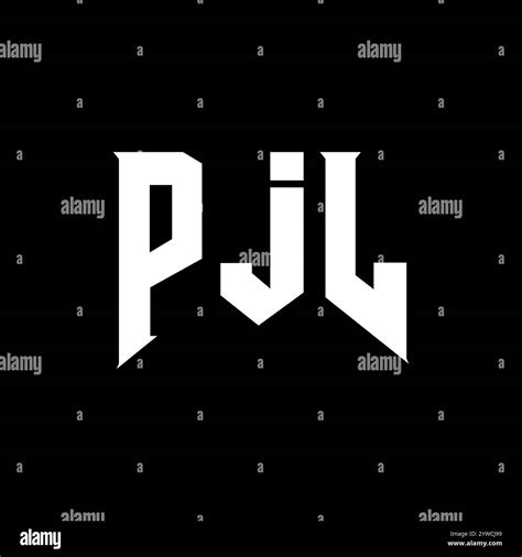 Pjl Letter Logo Design For Technology Company Pjl Logo Design Black