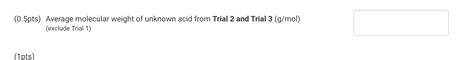 solved report table abt 2 mass and volume data for