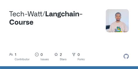 github tech watt langchain course