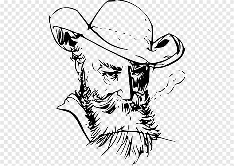 رسم الكرتون ، الجد الملتحي كاريكاتير أبيض Png