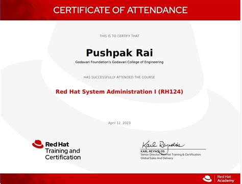 Pushpak Rai On Linkedin Redhat Learningjourney Opensource