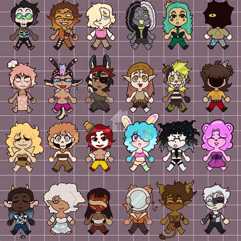 Chibi Batch 4 On Toyhouse