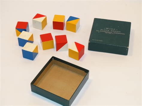 WISC Block Design Intelligence Test Early Version