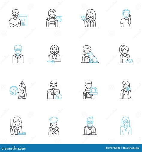 Consumer Insights Linear Icons Set Behavior Trends Sentiment Opinions Preferences Loyalty