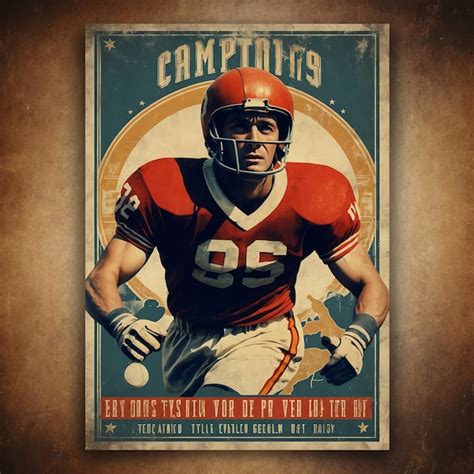 Trendy Vintage Poster Template For Modern Retro Looks Premium Ai