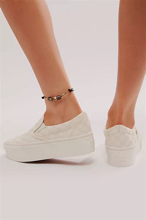 Vans Checkered Slip On Stackform Sneakers Free People