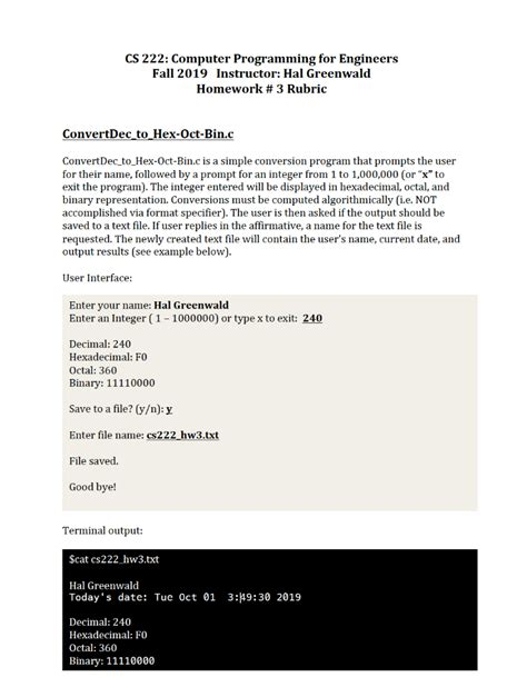 cs 222 computer programming for engineers fall 2019