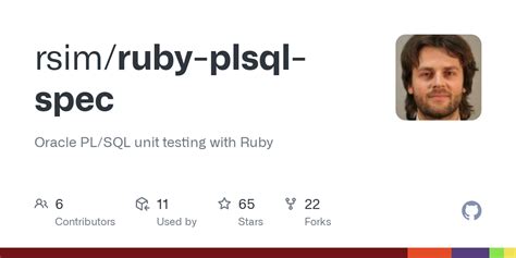Github Rsimruby Plsql Spec Oracle Plsql Unit Testing With Ruby