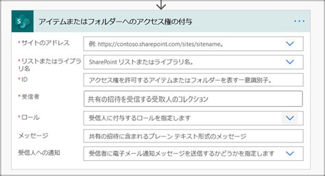 【power Automate】sharepoint のアクセス権に関するアクションについて Livestyleクラウドサービス