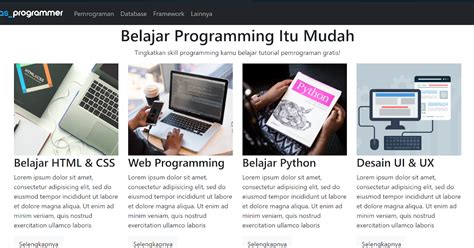 Latihan Bootstrap