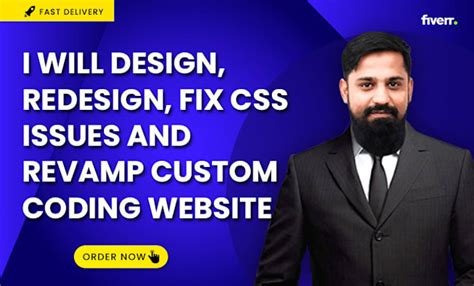 Design Redesign Customize Fix Css Issues And Revamp Custom Coding