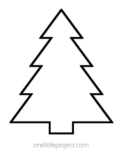 Printable Christmas Tree Outline Printable Sight Words List