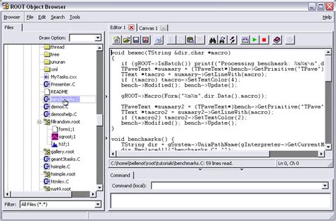 ROOT Examples And Galleries ROOT
