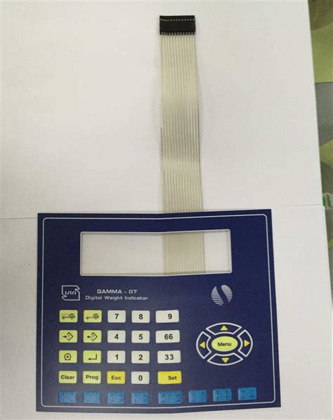 flexible switch pvc panel shell splinter keypad flexible circuit led