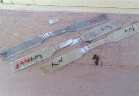 Specimens After Tensile Test Results And Discussions Tensile Test Download Scientific