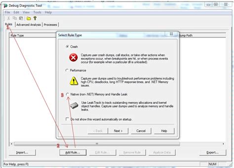 debug diag for memory leaks qlik community 1743697