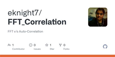 Github Eknight7 Fft Correlation Fft V S Auto Correlation