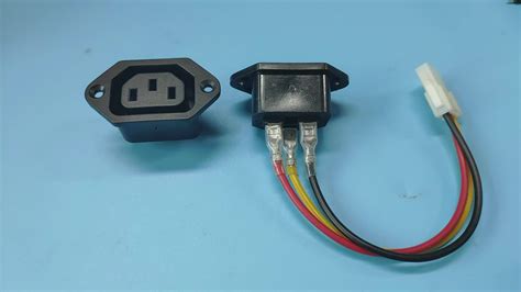 Iec C13 Female Kettle Power Chassis Socket Connector View Male Female Power Connectors Onegol