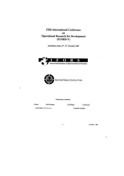 Pdf Problem Structuring Using Soft Systems Methodology And