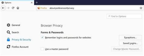 Manage Saved Passwords On Chrome Firefox And Edge