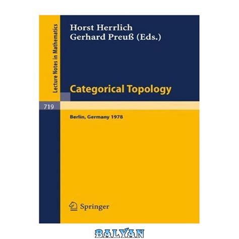 دانلود کتاب Categorical Topology بلیان