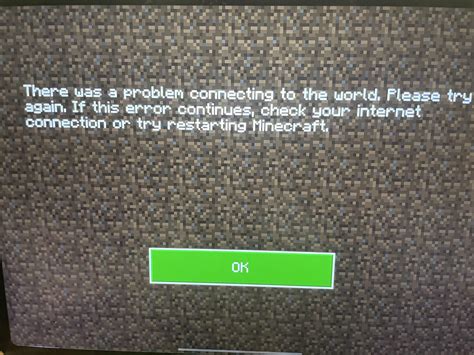[bedrock] issue joining friend s world r minecraft