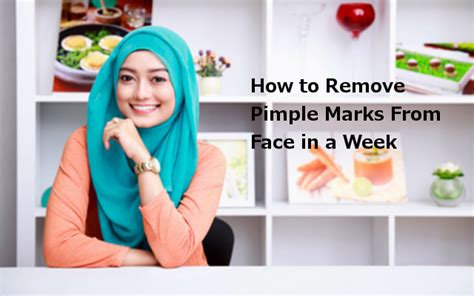 how to remove pimple marks from face in a week cantik up