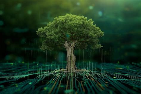 Premium Photo Green Technology Concept