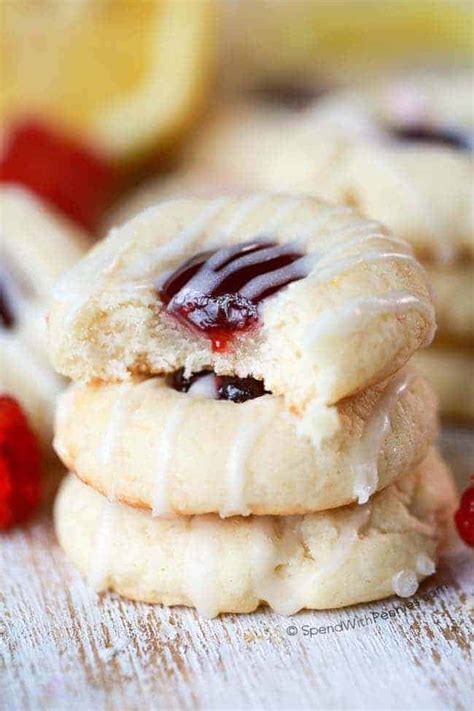 Raspberry Thumbprint Cookies Spend With Pennies