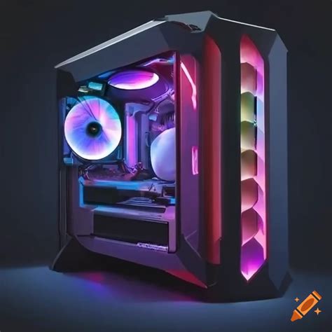 Gaming Computer Setup With Gpu On Craiyon