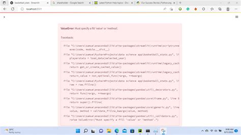 Tried Making A Web App In Python Got This Error Python Help