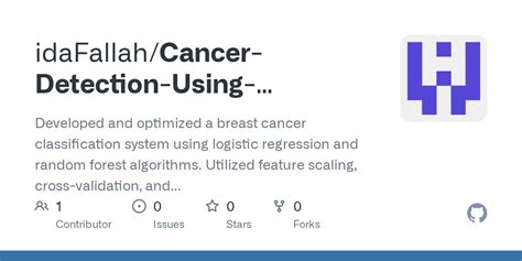 Github Idafallah Cancer Detection Using Machine Learning Models Developed And Optimized A