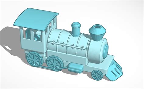 3d Design Steam Train Tinkercad