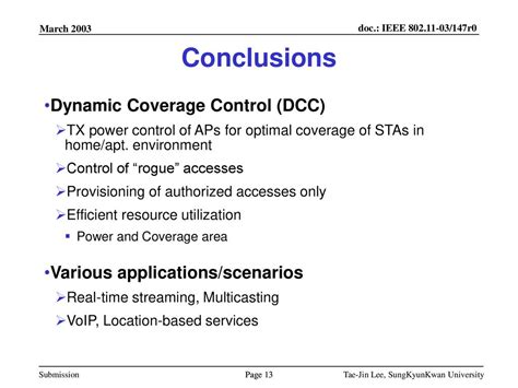 Dynamic Coverage Control For Authorized Stas In Homeapt Environment