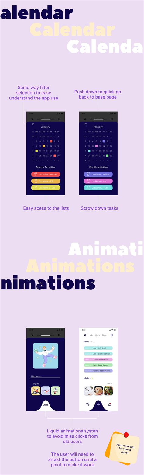 Ux Ui Case Study My List On Behance