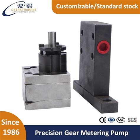 Factory Glue Injection Micro Gear Metering Pump For Pu Foaming Machine Gear Pump And Metering Pump