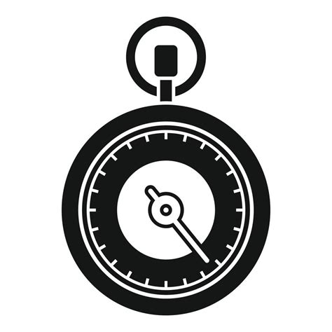 Minute Stopwatch Icon Simple Vector Watch Timer 15109481 Vector Art At