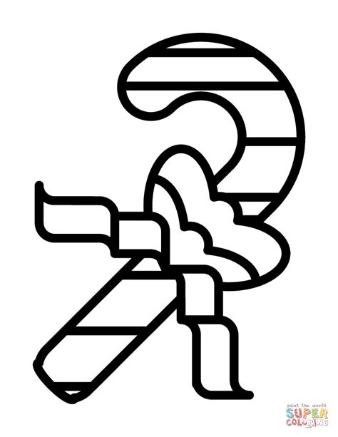 Coloriage Canne De Noël Coloriages à Imprimer Gratuits