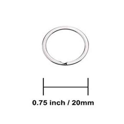 Xrhyy 20pcs Round Various Size Flat Chain Ring Met Vicedeal